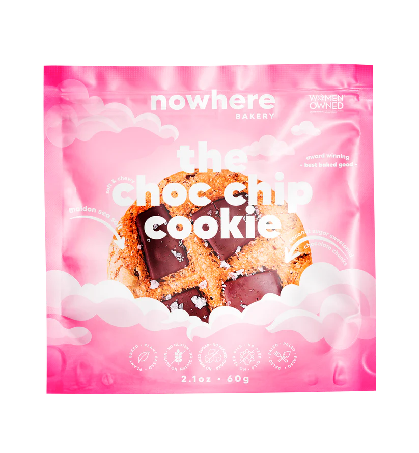 Nowhere Bakery Choc Chip Cookie – Tea Bar